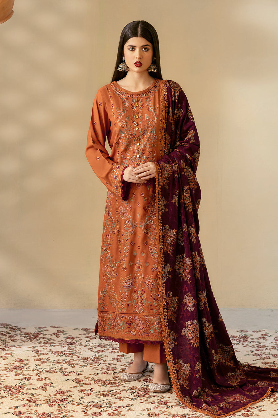 Embroidered Karandi Luxury Unstitched & Stitched Dresses for Ladies ...