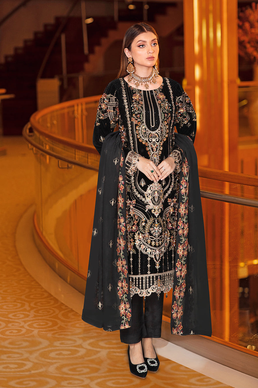 Velvet Dress Design Collection for Women – Ramsha International
